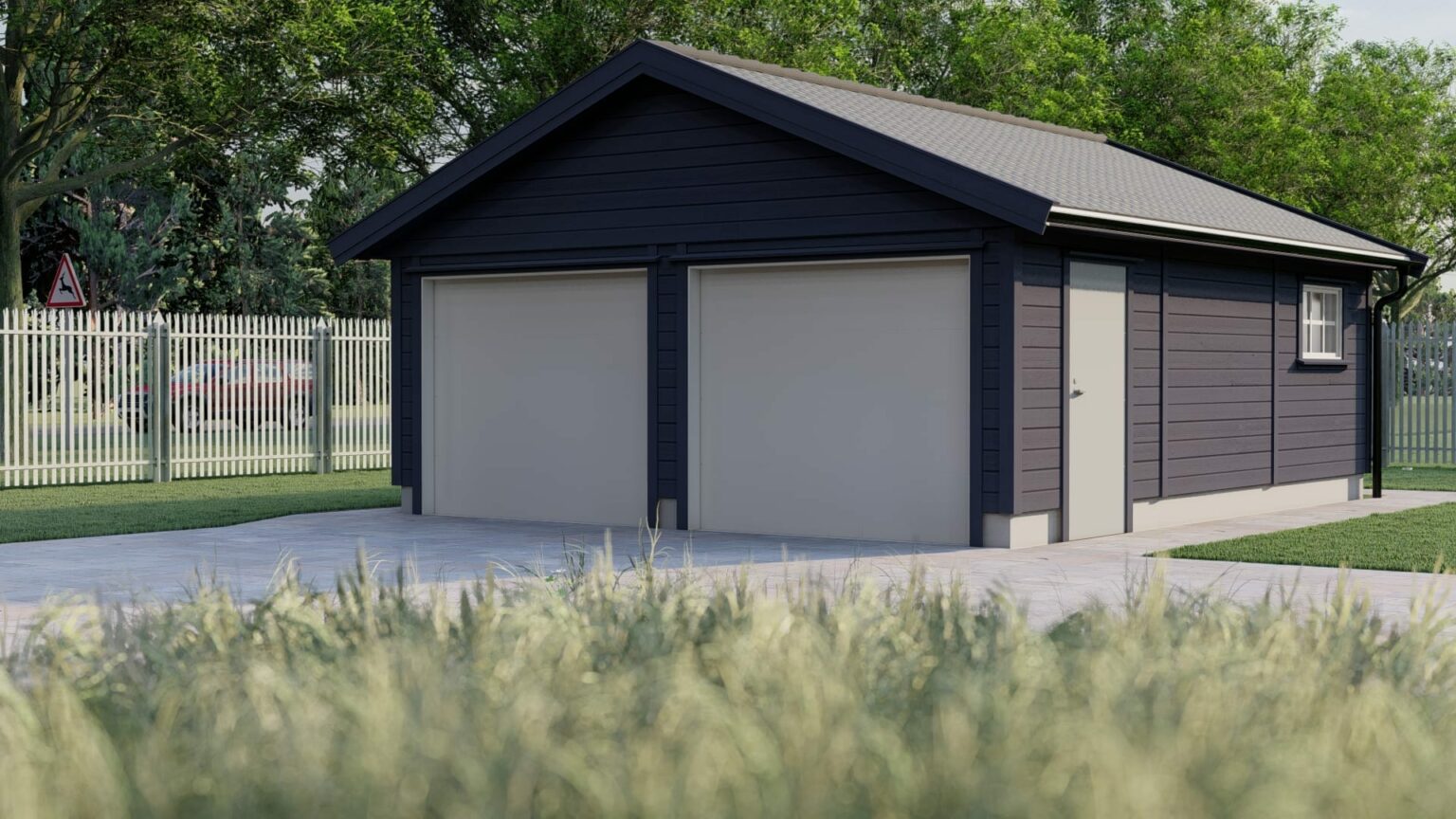 Dobbelgarasje - Rimelige modeller - tilpasset dine ønsker | Igland Garasjen