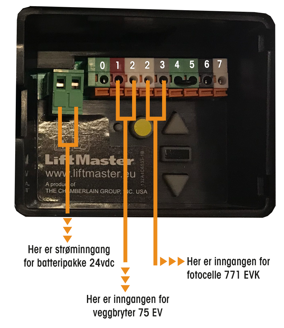 Hvordan kobler jeg til en fotocelle, eller innvendig bryter til min ...