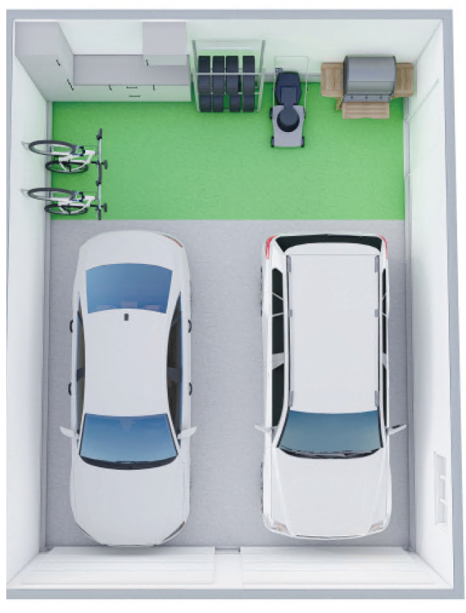 Dobbelgarasje - Rimelige modeller - tilpasset dine ønsker | Igland Garasjen